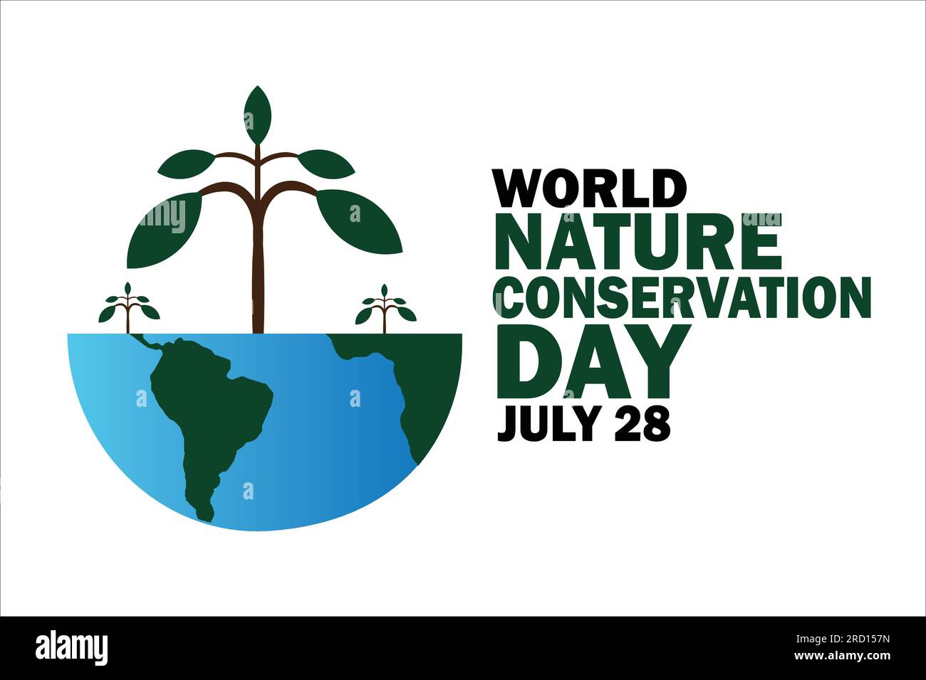 World Nature Conservation Day July 28 Vector Illustration Suitable