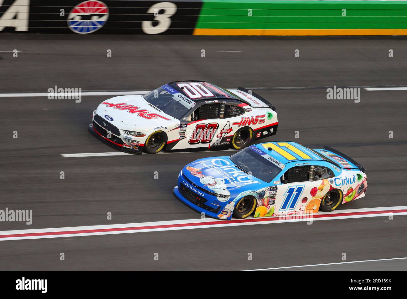 ATLANTA, GA - JULY 08: Daniel Hemric (#11 Kaulig Racing Cirkul ...