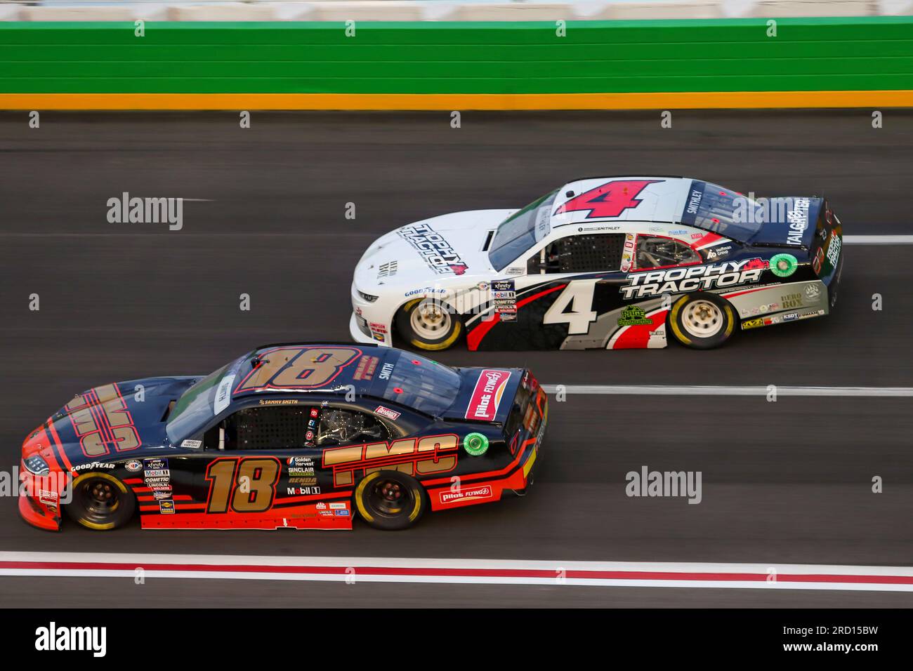 ATLANTA, GA - JULY 08: Sammy Smith (#18 Joe Gibbs Racing TMC Toyota ...