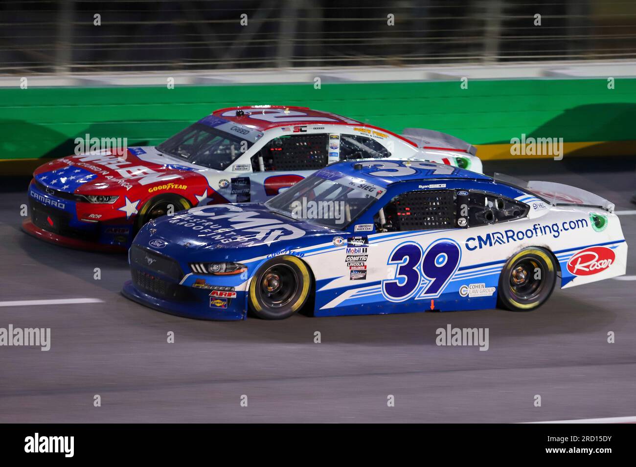 ATLANTA, GA - JULY 08: Ryan Sieg (#39 RSS Racing CMRroofing.com Ford ...