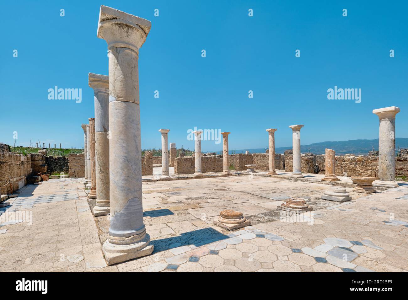 Ruins of the ancient town of Laodikeia is one of the cities of Anatolia ...