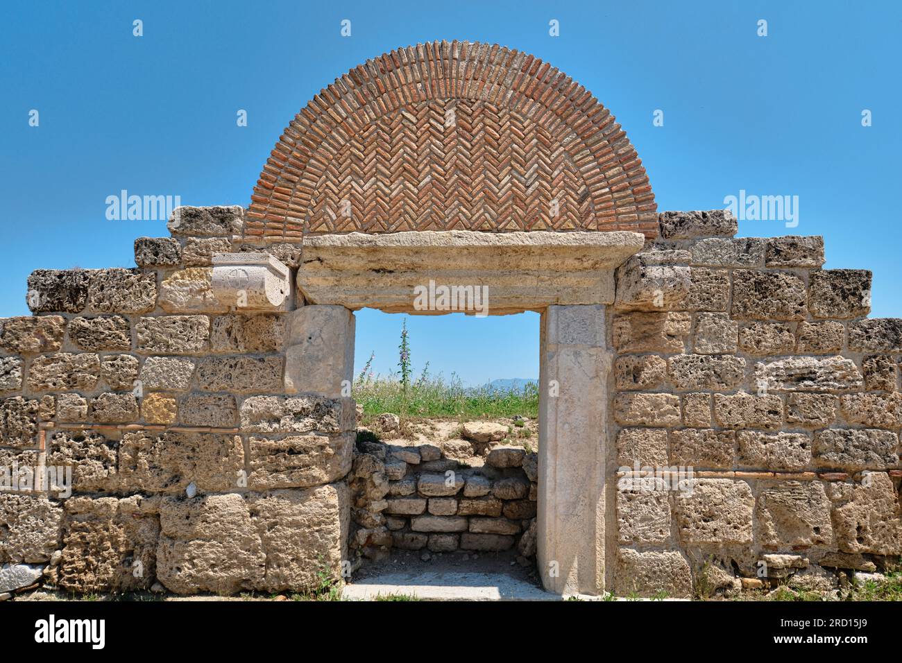 Ruins of the ancient town of Laodikeia is one of the cities of Anatolia ...
