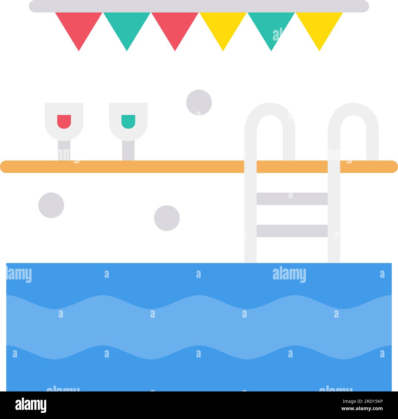 Pool Party Icon Image Stock Vector Image & Art - Alamy