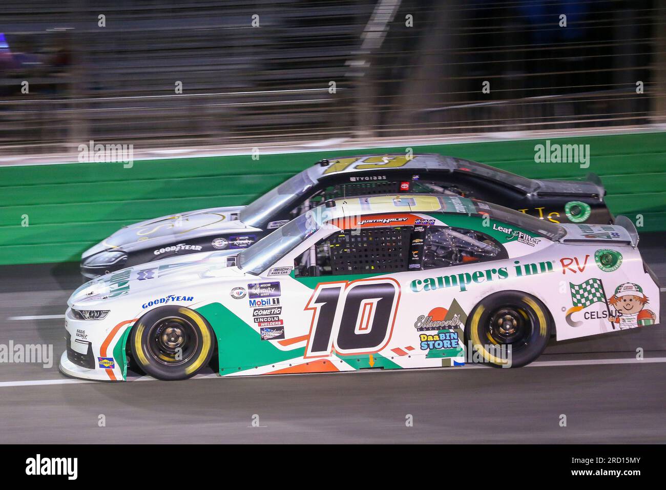 ATLANTA, GA - JULY 08: Justin Haley (#10 Kaulig Racing Campers Inn RV ...
