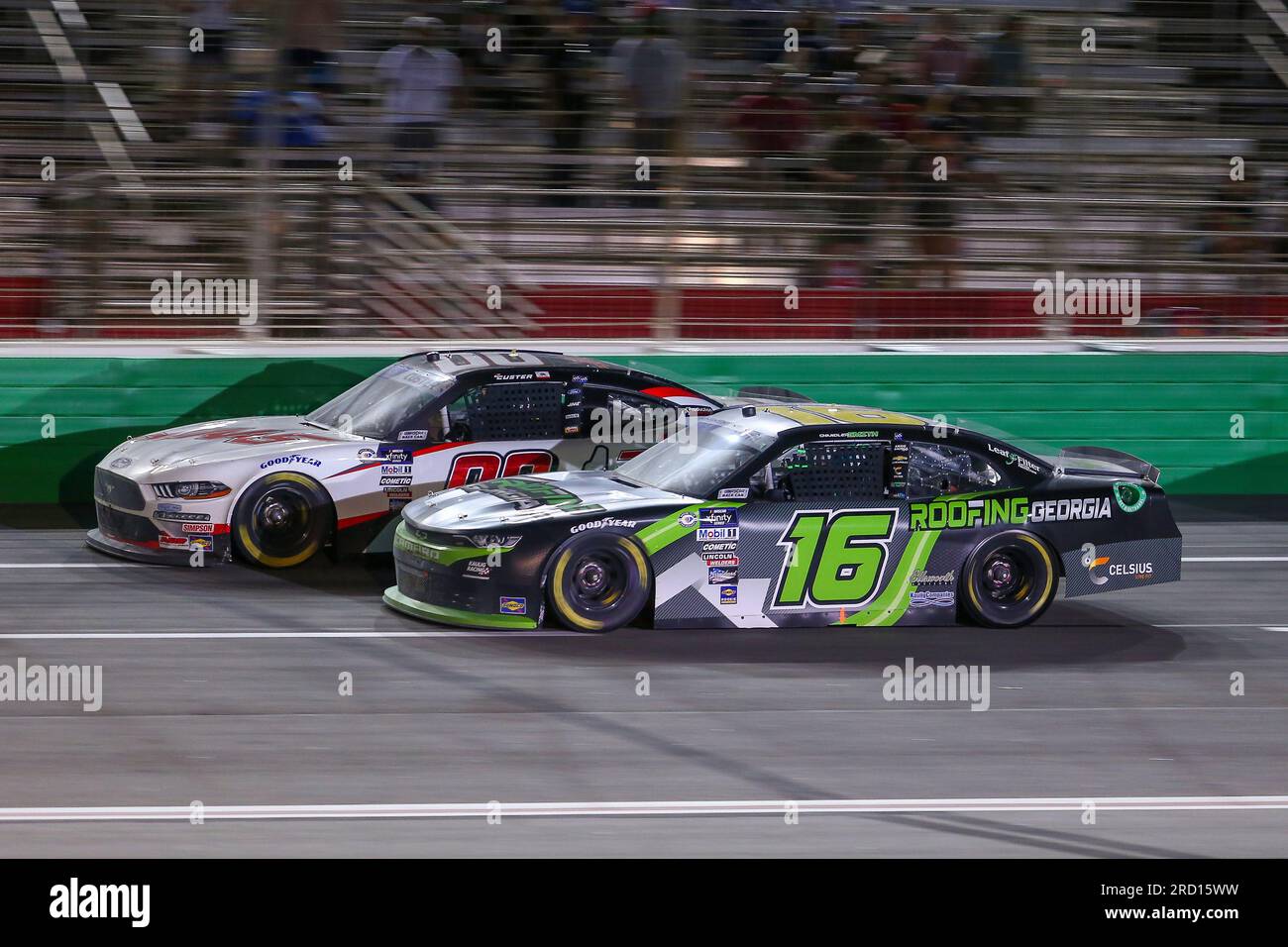 ATLANTA, GA - JULY 08: Chandler Smith (#16 Kaulig Racing Roofing ...