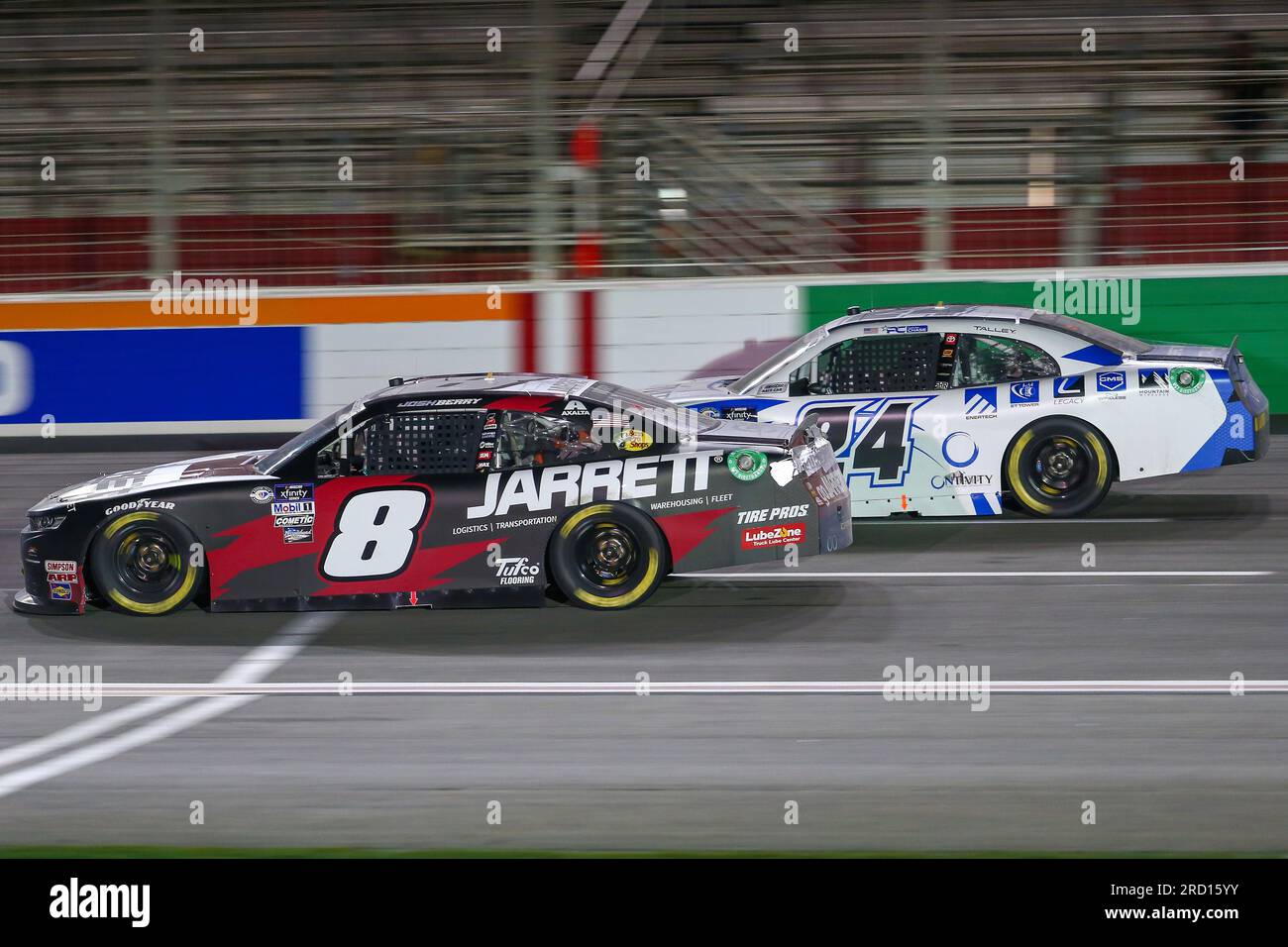ATLANTA, GA - JULY 08: Josh Berry (#8 JR Motorsports Jarrett Logistics ...