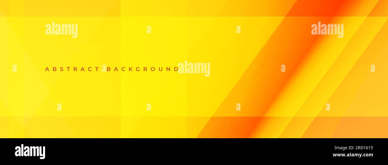 Sports yellow modern abstract wide background with diagonal geometric ...