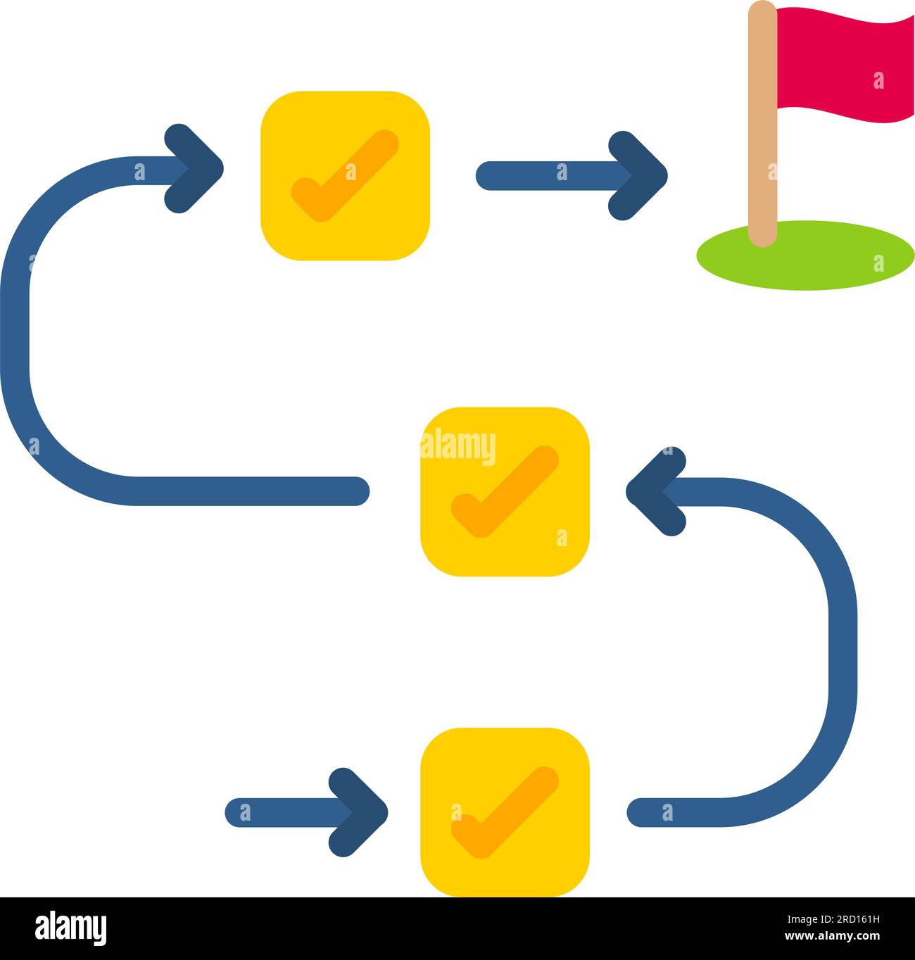 Milestone Icon Image Stock Vector Image & Art - Alamy