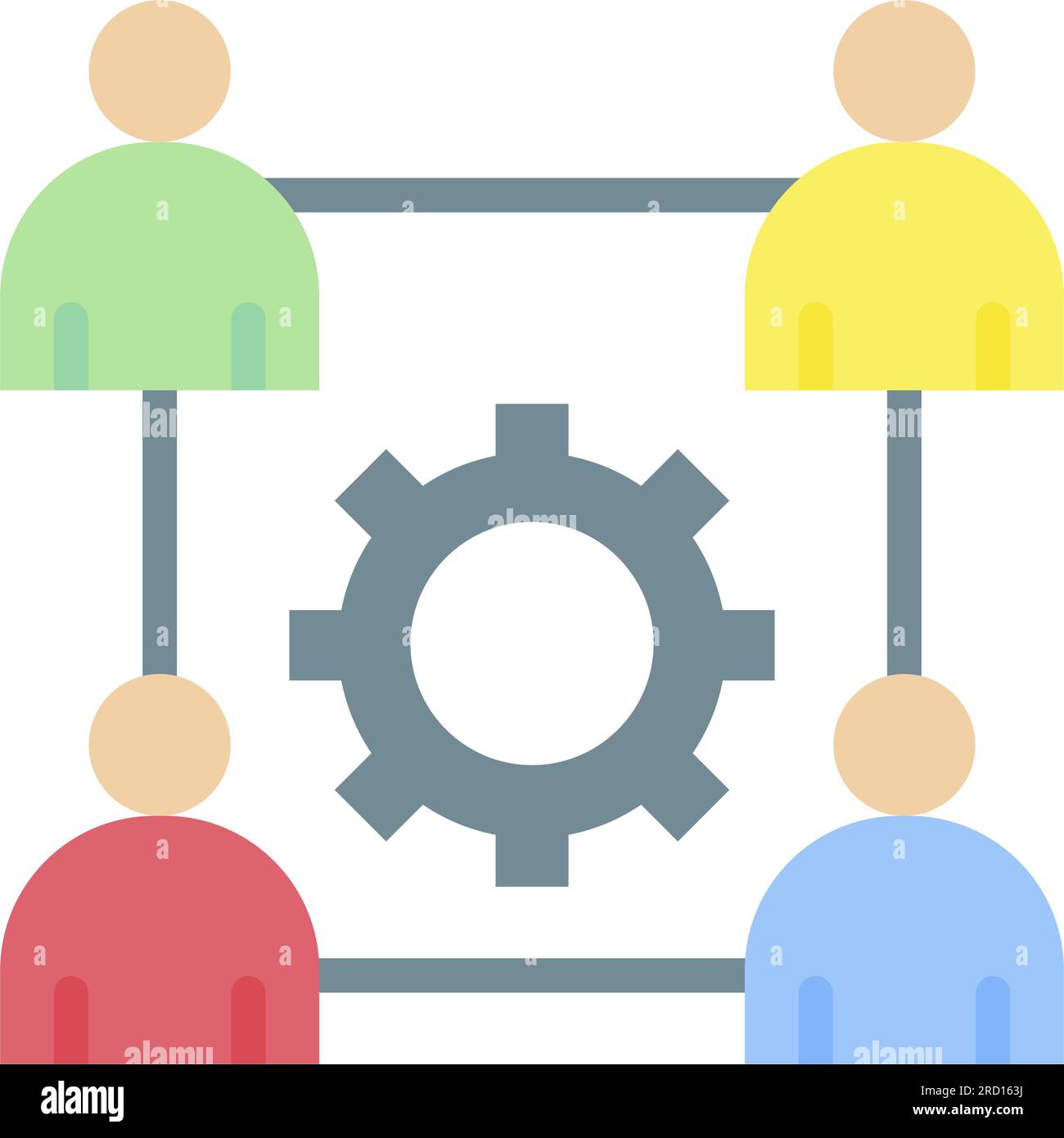 Outsource Management Icon Image Stock Vector Image & Art - Alamy
