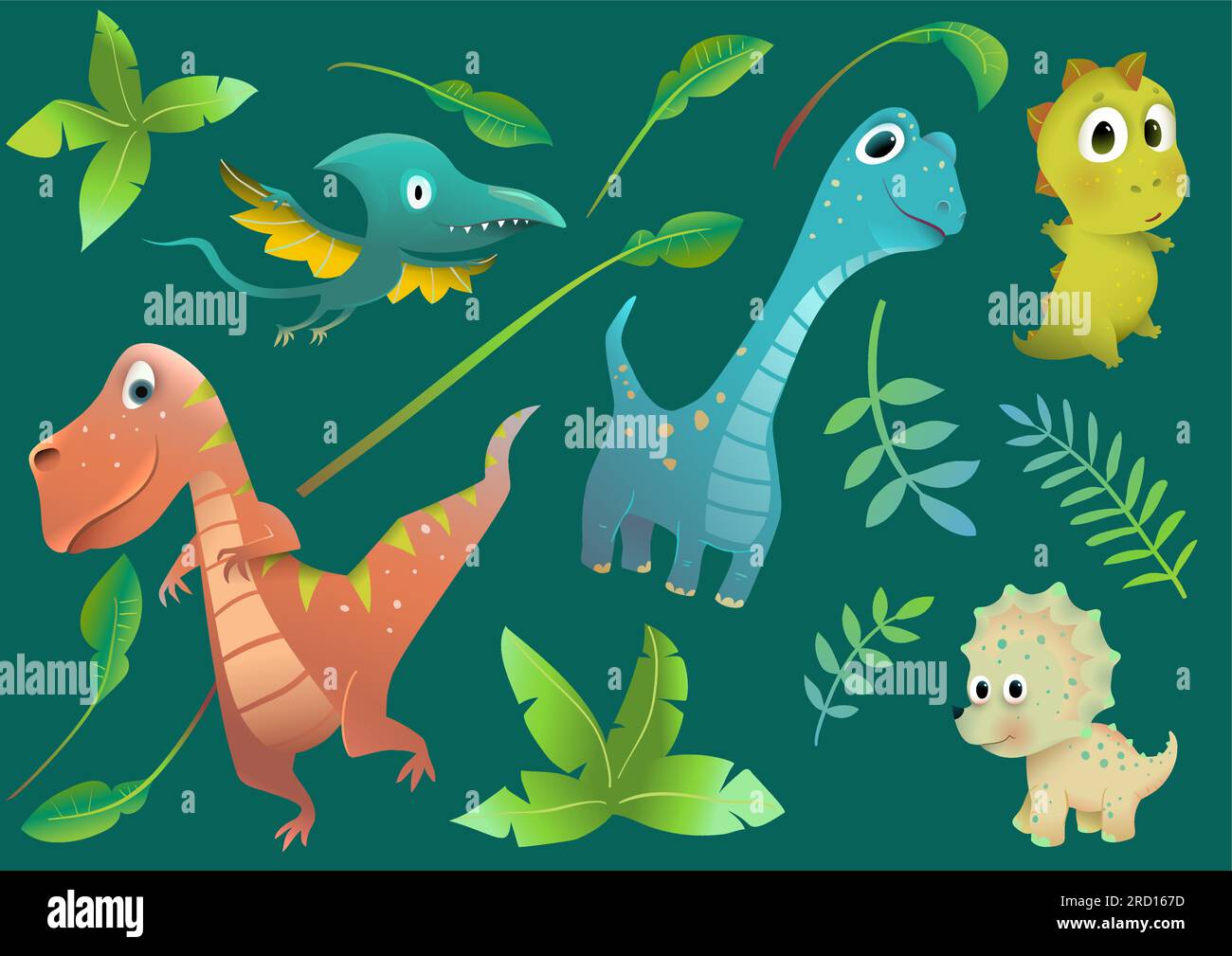 Prehistoric imaginary Stock Vector Images - Alamy