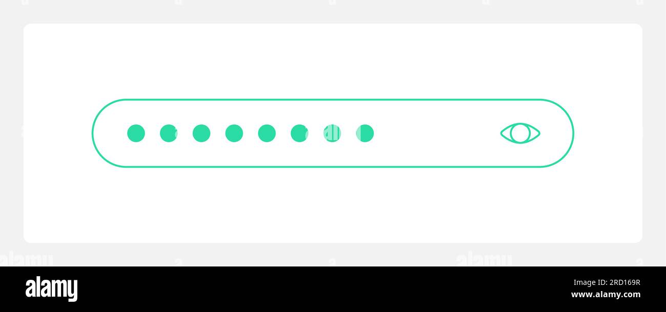 Password accepted UI element template Stock Vector Image & Art - Alamy