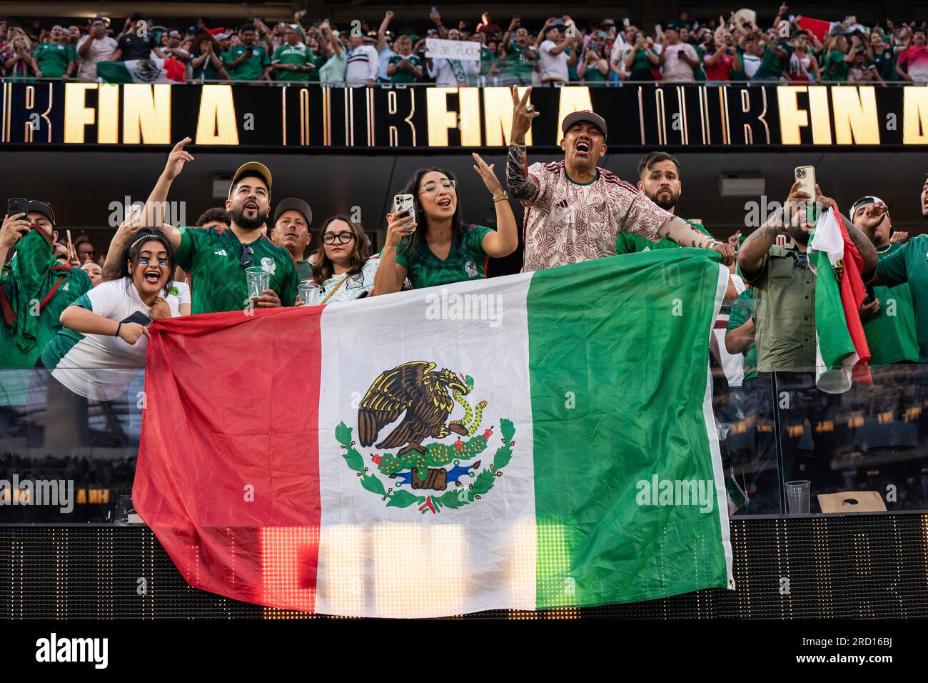 Mexico fans during the Concacaf 2023 Gold Cup final between Mexico and ...