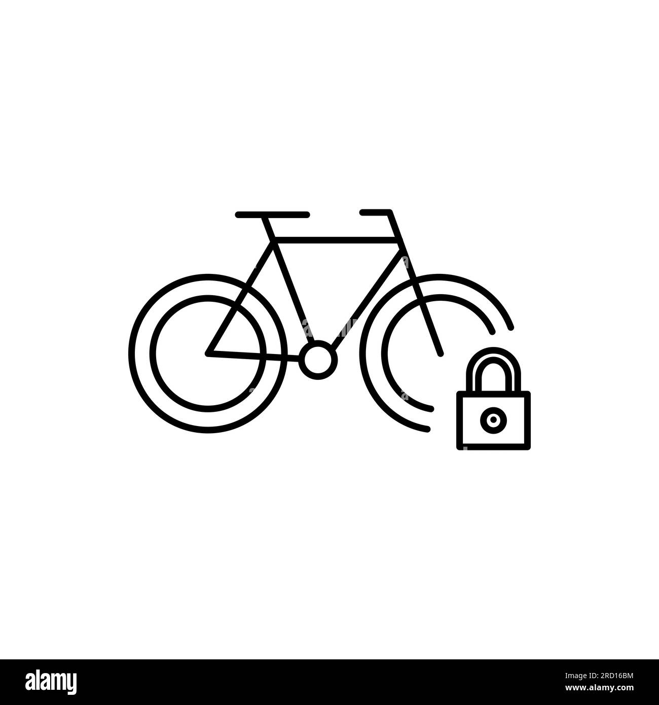Bike security Cut Out Stock Images & Pictures - Alamy