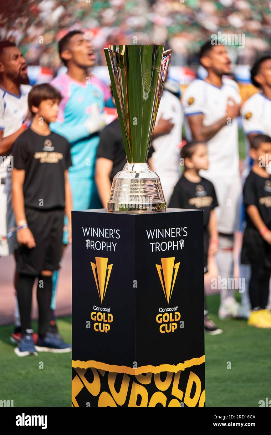 Gold Cup trophy during the Concacaf 2023 Gold Cup final between Mexico ...
