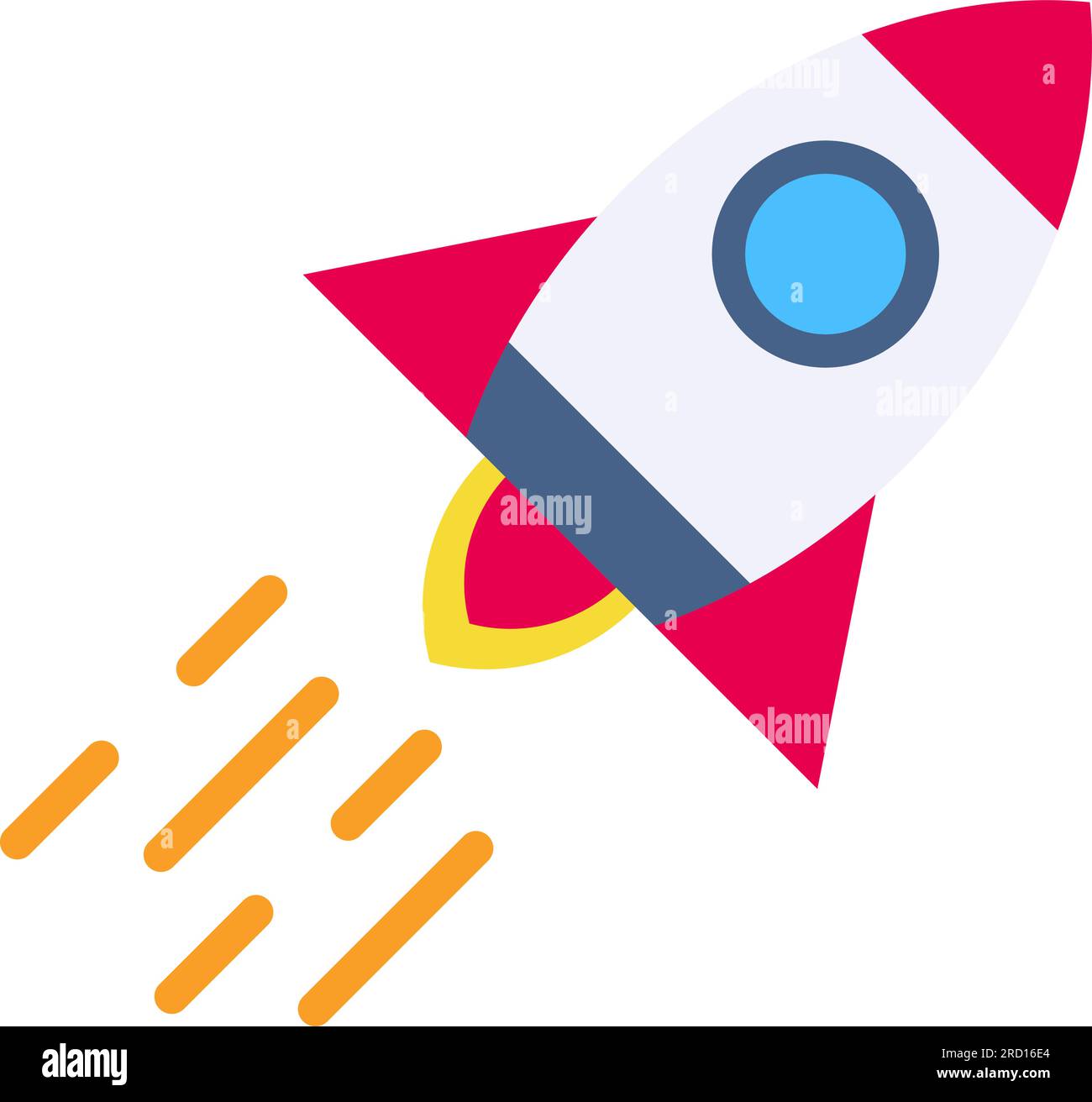 Missile rocket icon in outline hi-res stock photography and images - Alamy