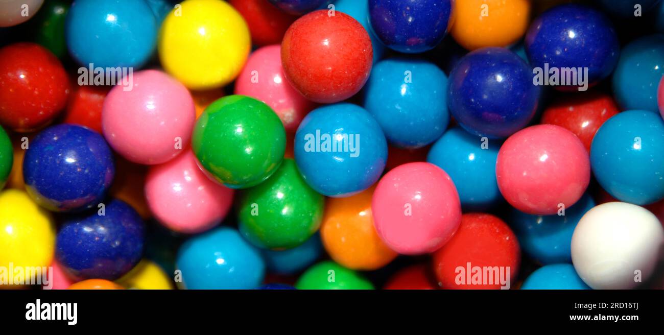 Pile of gumballs hi-res stock photography and images - Alamy