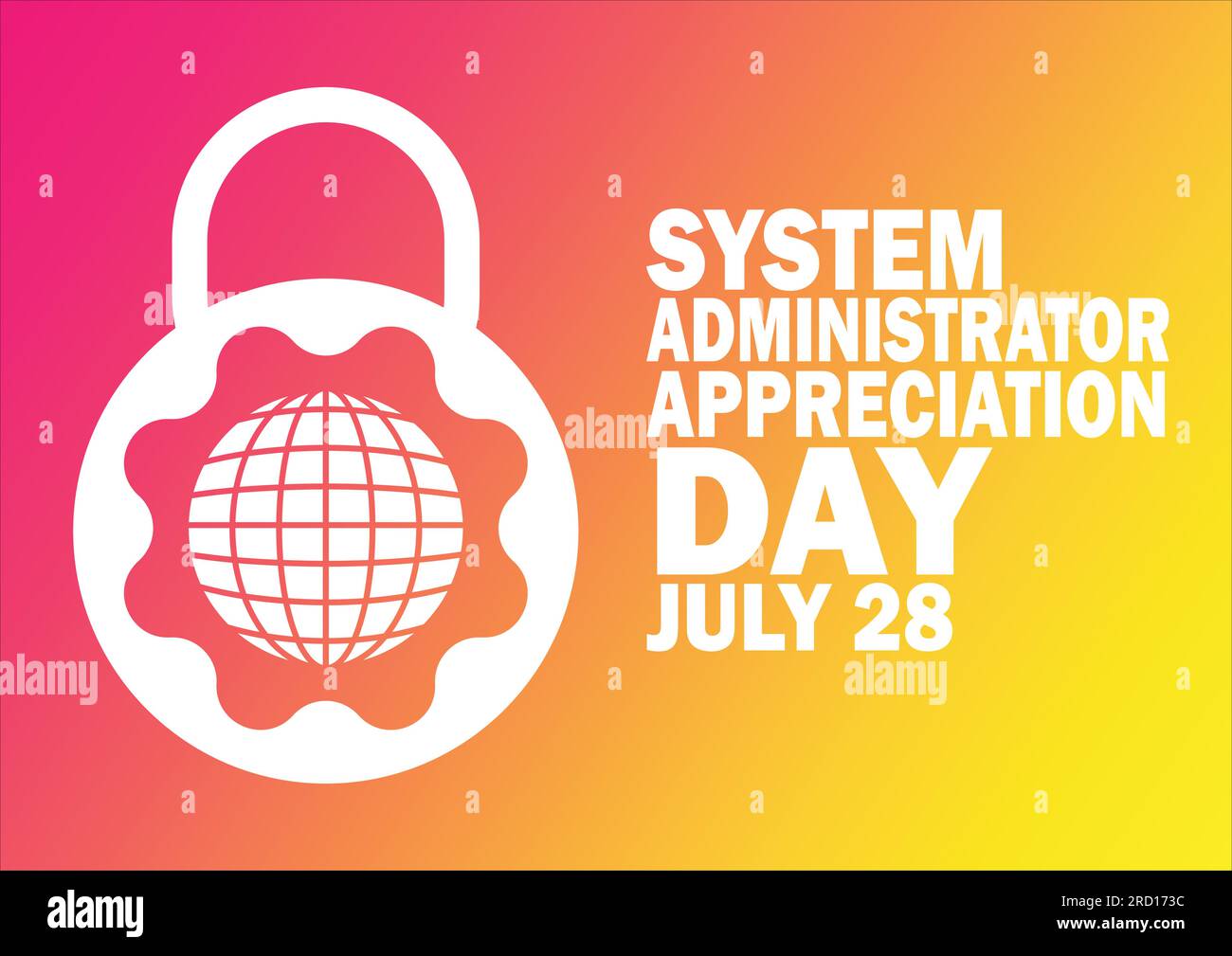 System Administrator Appreciation Day Vector illustration. July 28 ...