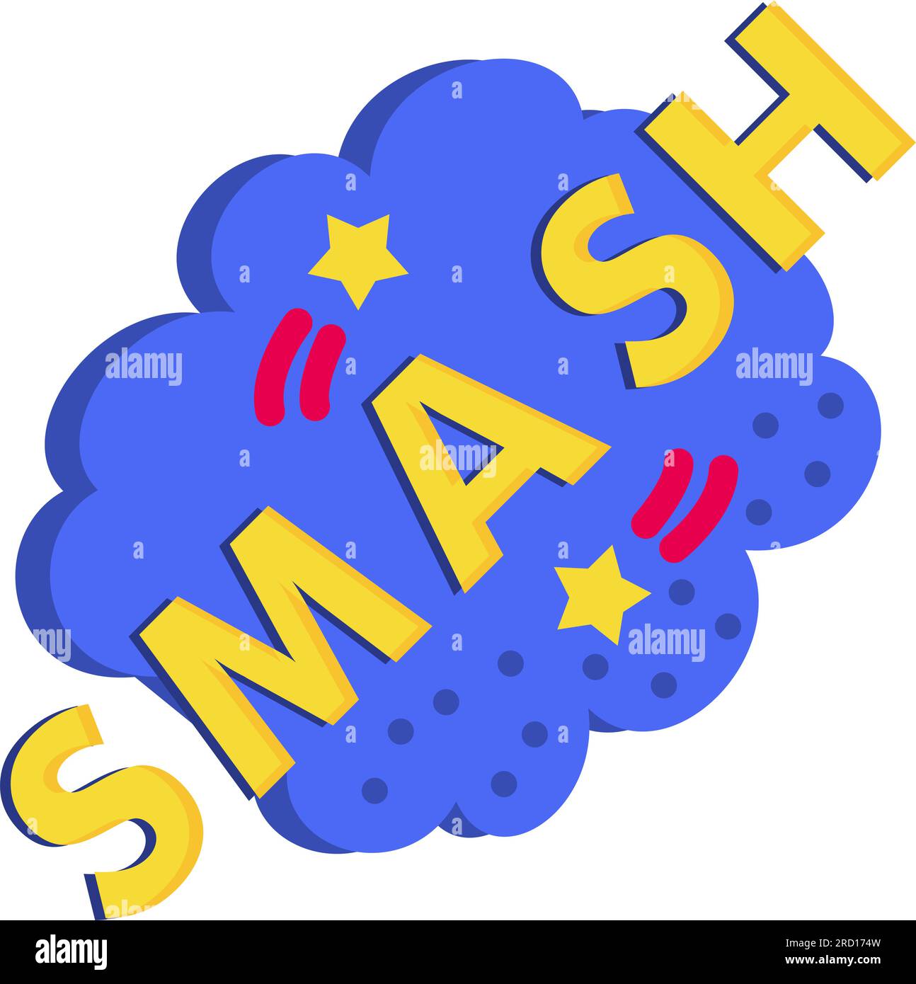 Smash Bubble Icon Image Stock Vector Image & Art - Alamy