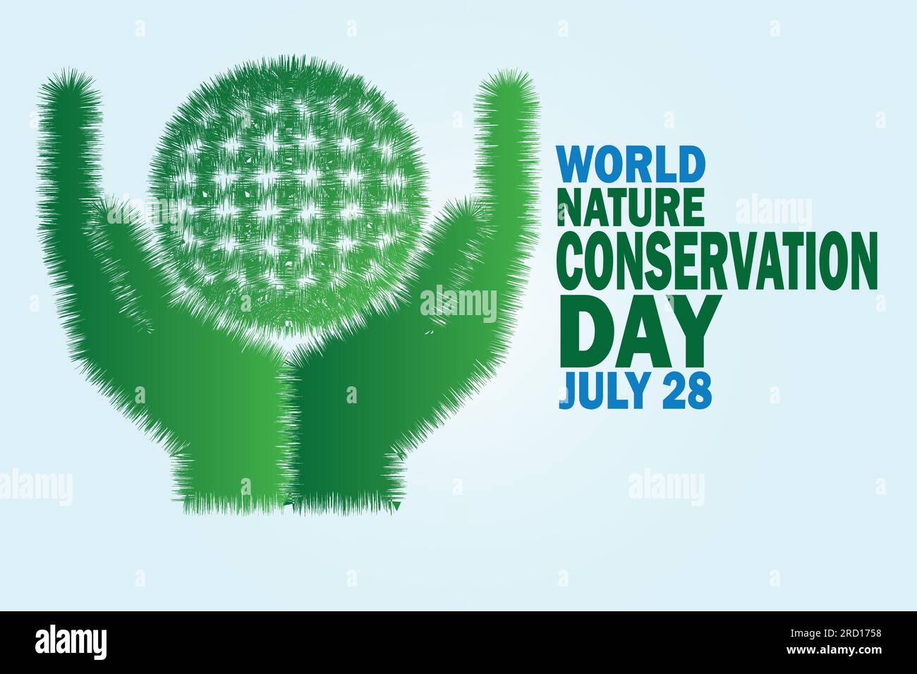 World Nature Conservation Day Concept July 28 Vector Illustration For