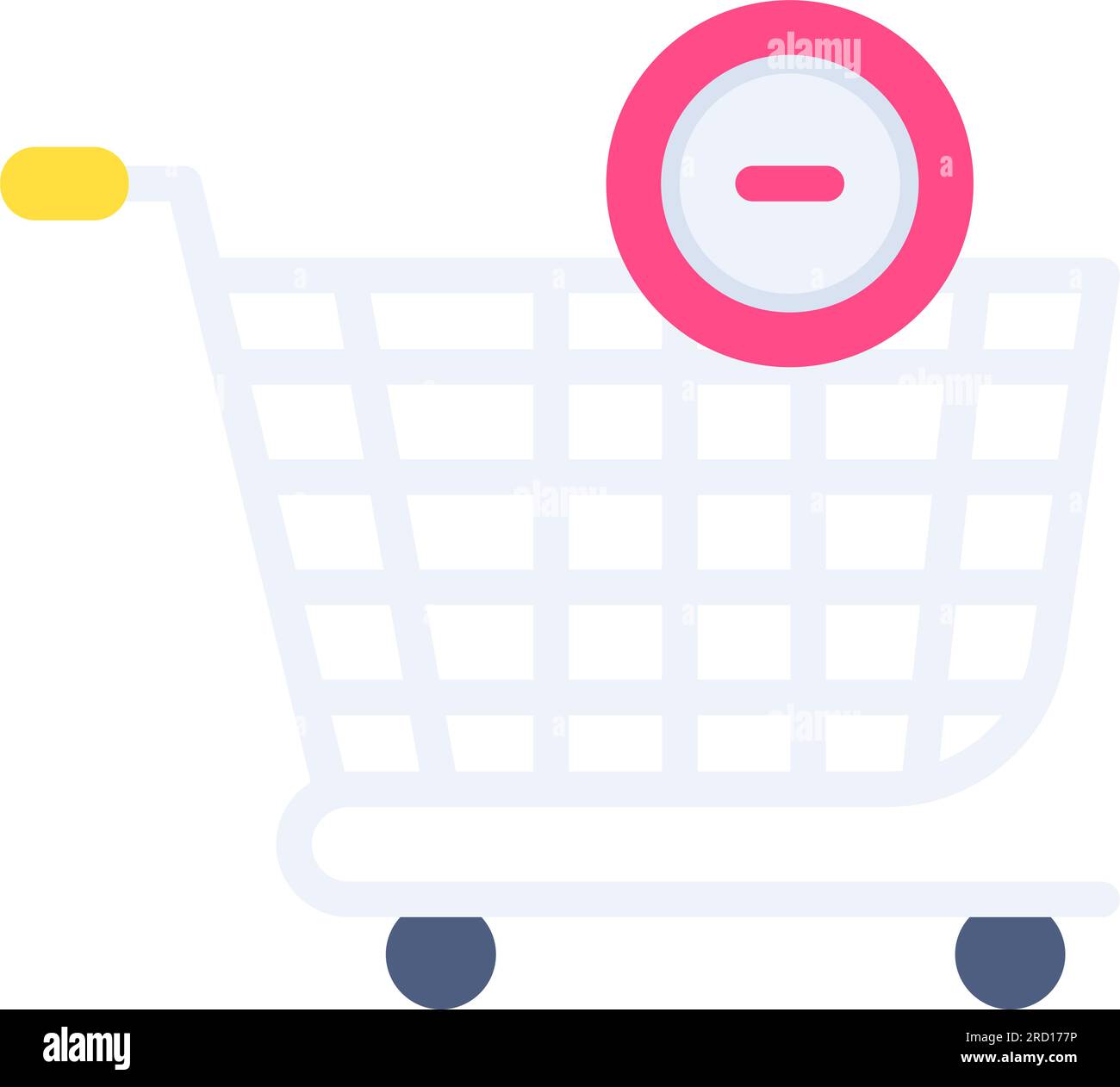 Remove From The Cart Icon Image Stock Vector Image & Art - Alamy