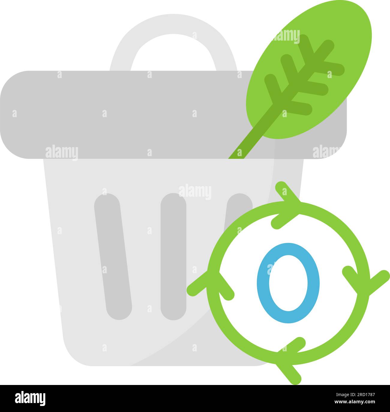 Zero waste outline concept Stock Vector Images - Alamy