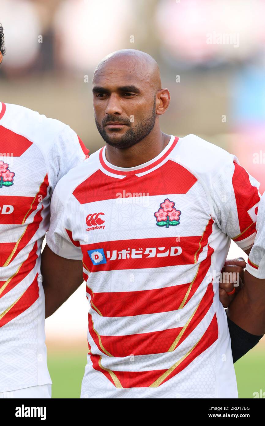 Kumamoto, Japan. 15th July, 2023. Semisi Masirewa (JPN) Rugby ...