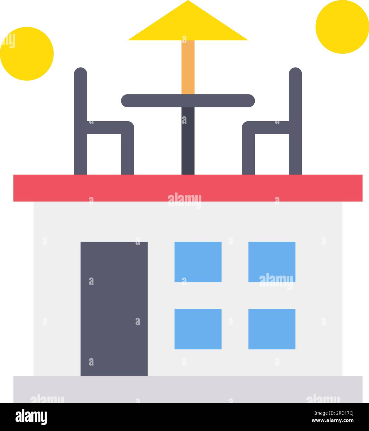 City rooftop Cut Out Stock Images & Pictures - Alamy