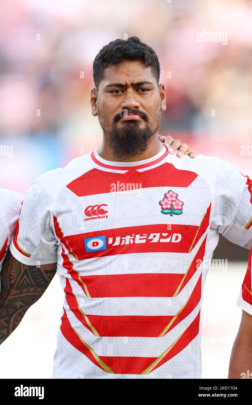 Kumamoto, Japan. 15th July, 2023. Amato Fakatava (JPN) Rugby ...