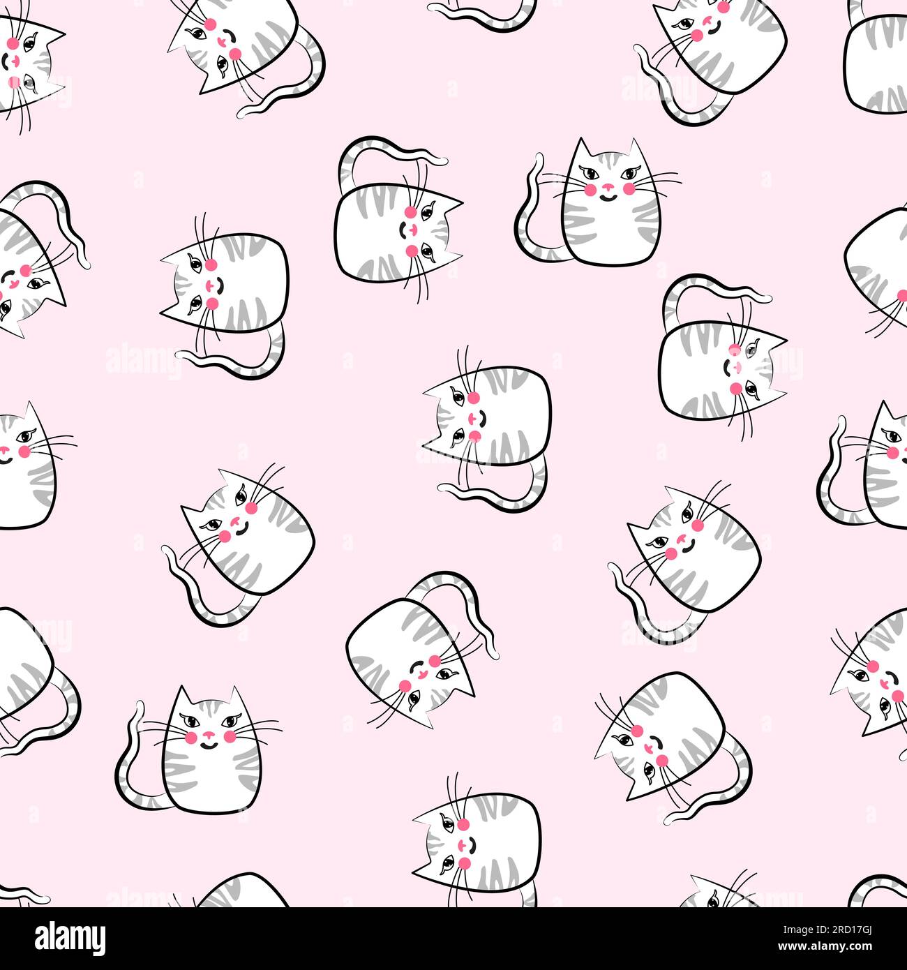 Cute Cat Pattern Backgrounds
