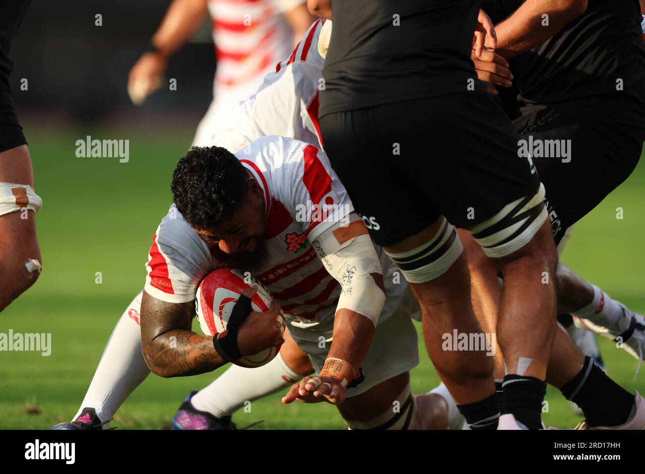 Kumamoto, Japan. 15th July, 2023. Amato Fakatava (JPN) Rugby ...