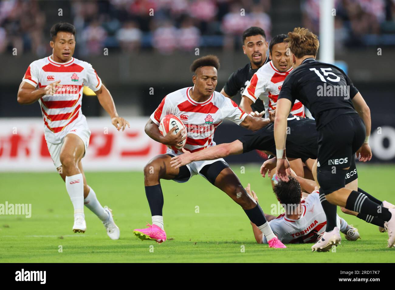 Kumamoto, Japan. 15th July, 2023. Kotaro Matsushima (JPN) Rugby ...