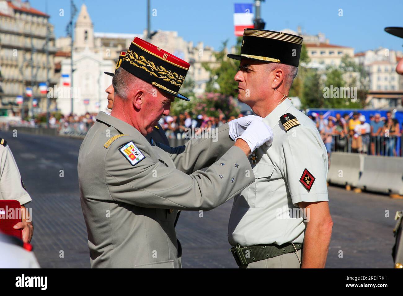 Marseille, France. 14th July, 2023. General Pascal Facon, military ...