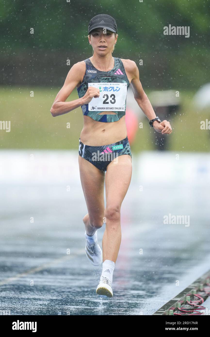 Hokkaido, Japan. 15th July, 2023. Hitomi Niiya Athletics : Hokuren Distance Challenge 2023 in ...