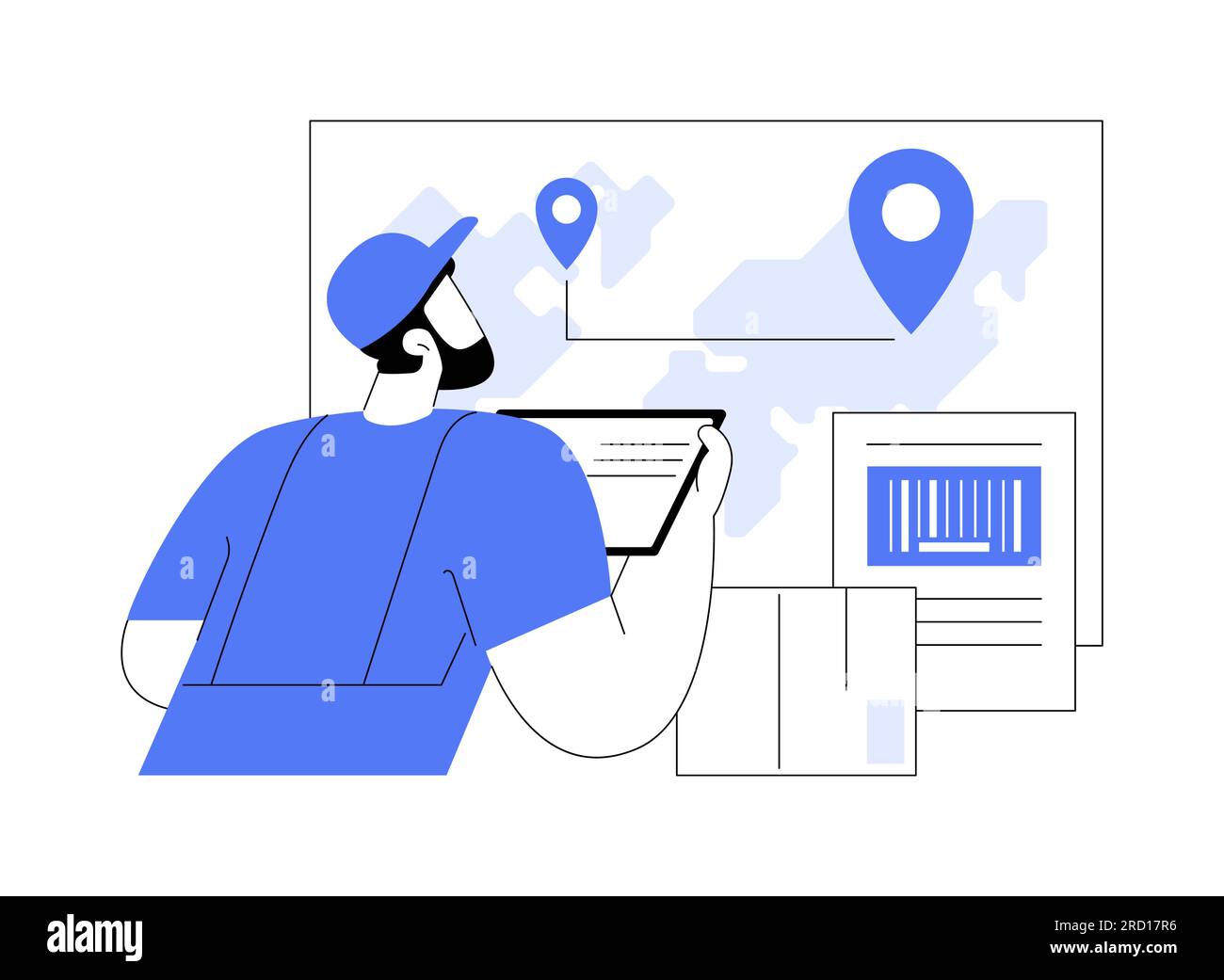 Order tracking abstract concept vector illustration Stock Vector Image ...