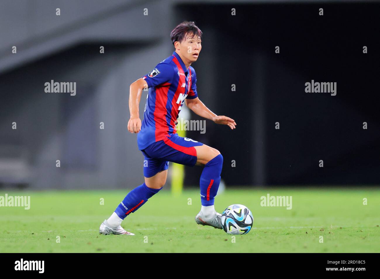Tokyo, Japan. 16th July, 2023. Shuto Abe (FC Tokyo) Football/Soccer ...