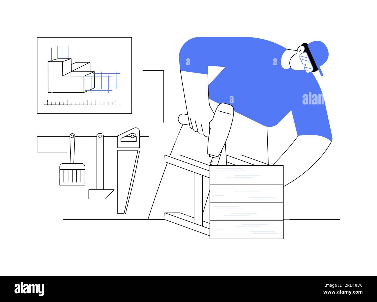 Custom furniture abstract concept vector illustration Stock Vector ...