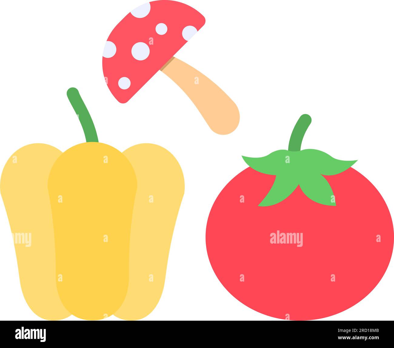 Indian vegetables Stock Vector Images - Alamy