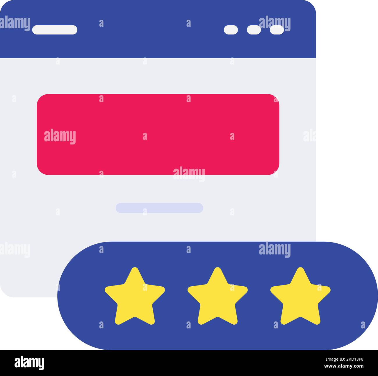 Wesbite Review Icon Image Stock Vector Image & Art - Alamy