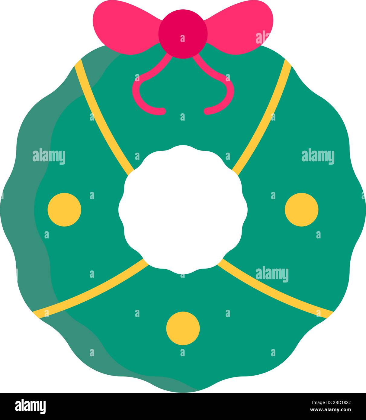 Wreath Icon Image Stock Vector Image & Art - Alamy