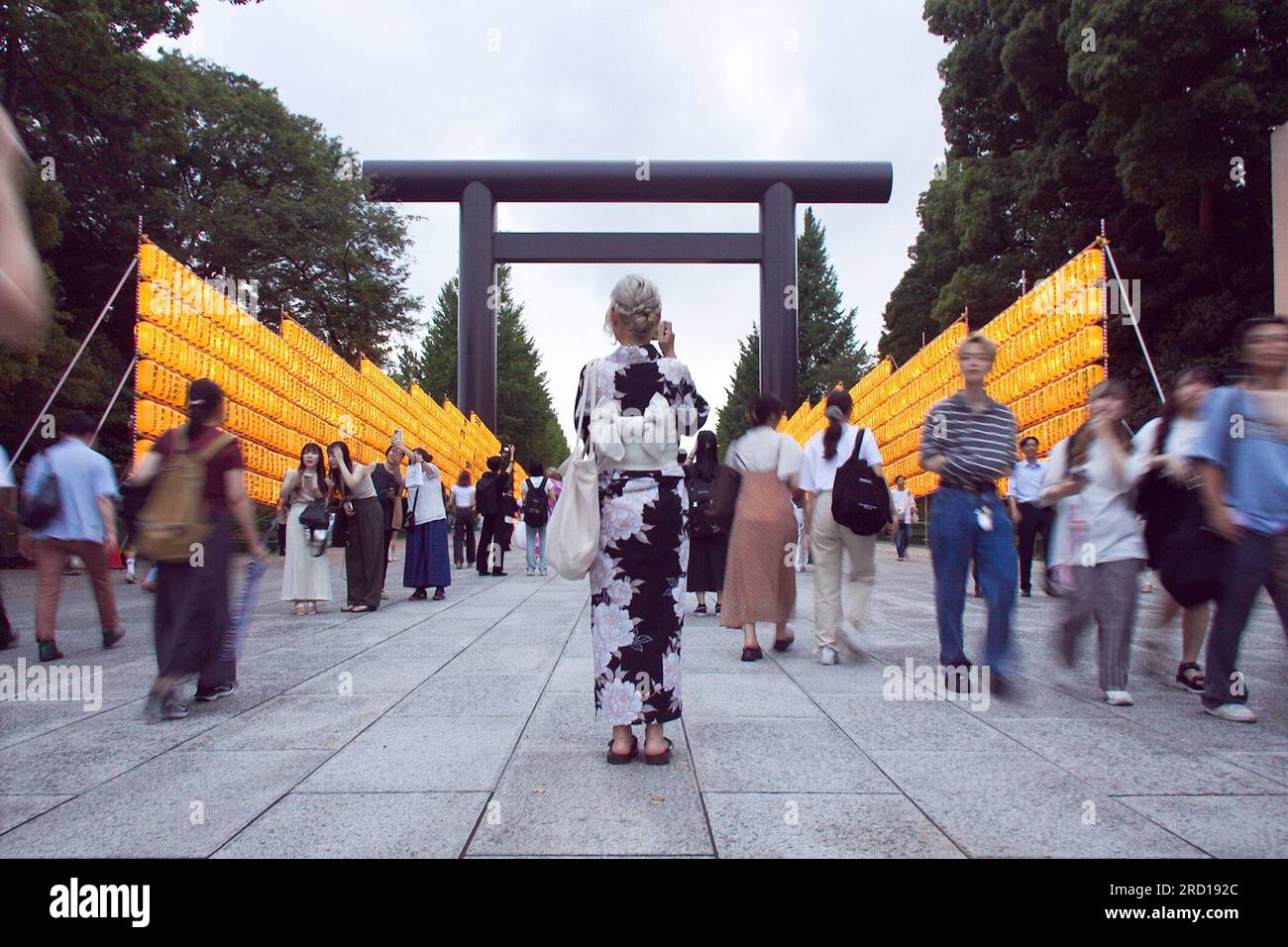 July 14, 2023, Tokyo, Japan: Mitama Festival July 13-16. Based on Obon ...