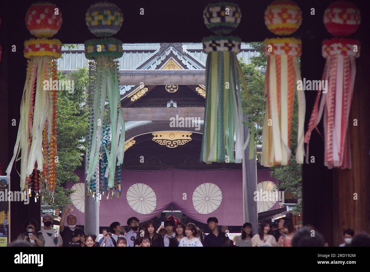 July 14, 2023, Tokyo, Japan: Mitama Festival July 13-16. Based on Obon ...