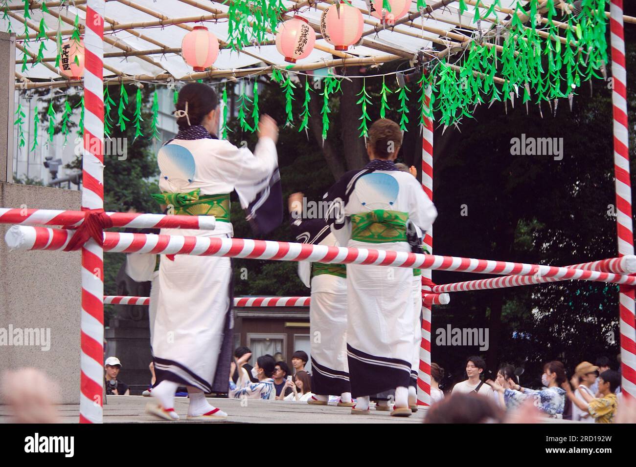 July 14, 2023, Tokyo, Japan: Mitama Festival July 13-16. Based on Obon ...