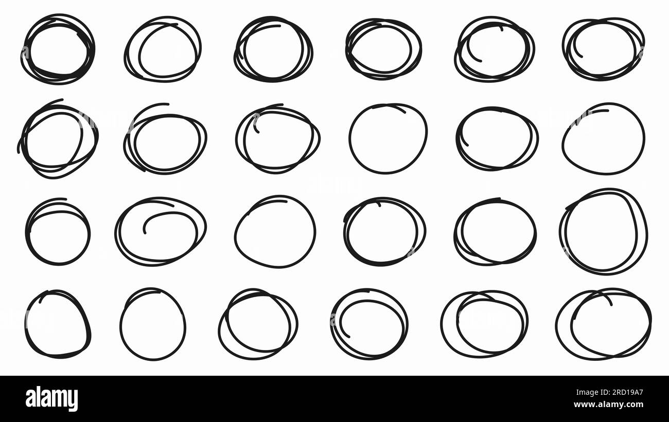 Hand Drawn Circle Brush