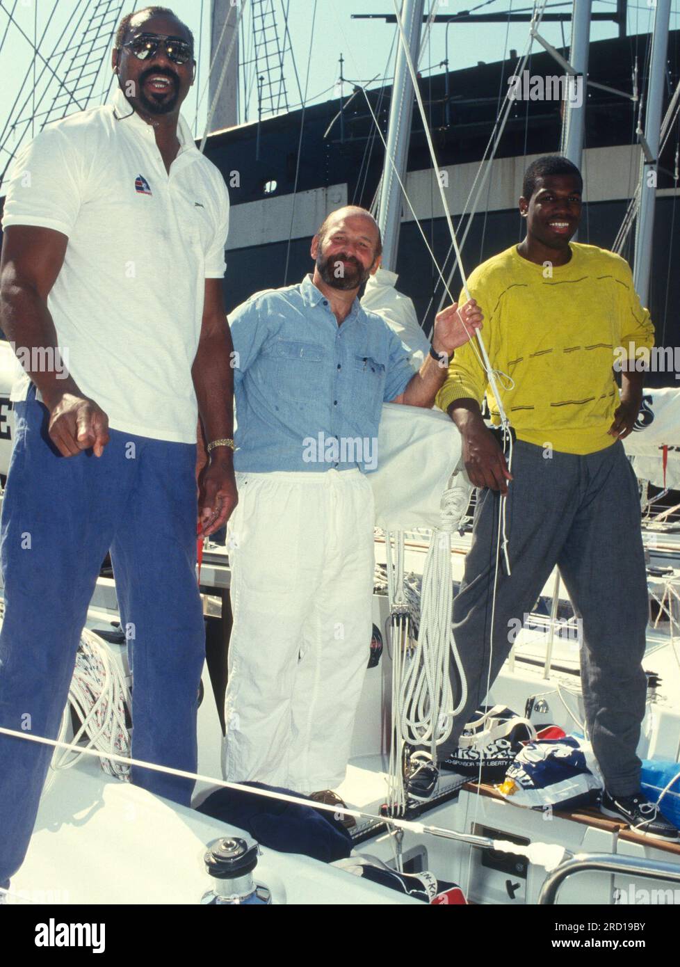 1989Wilt Chamberlain Dick Button Bernard King John Barrett/PHOTOlink / MediaPunch Stock Photo ...