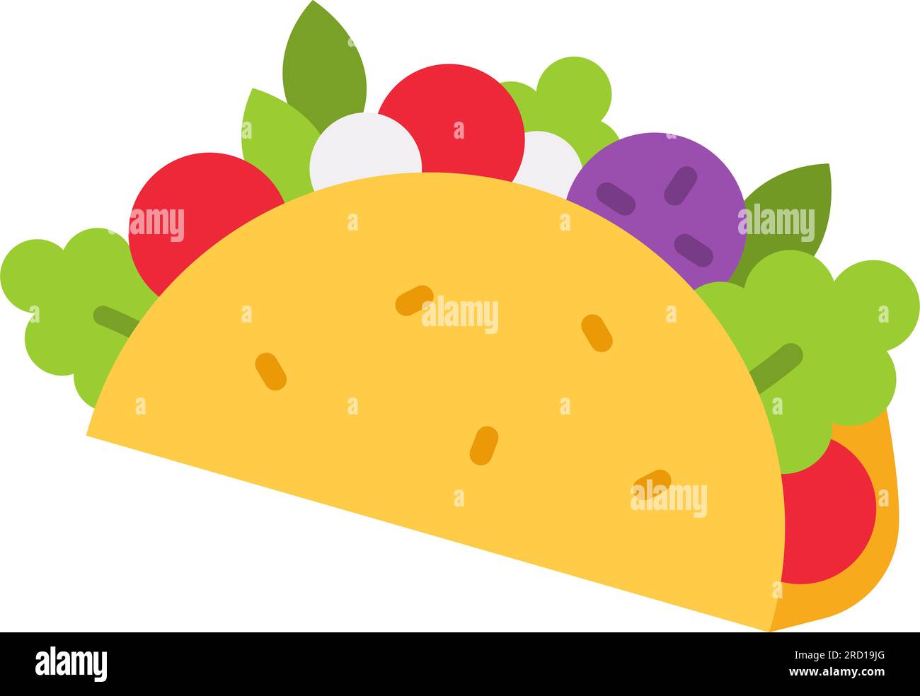Taco Icon Image Stock Vector Image & Art - Alamy