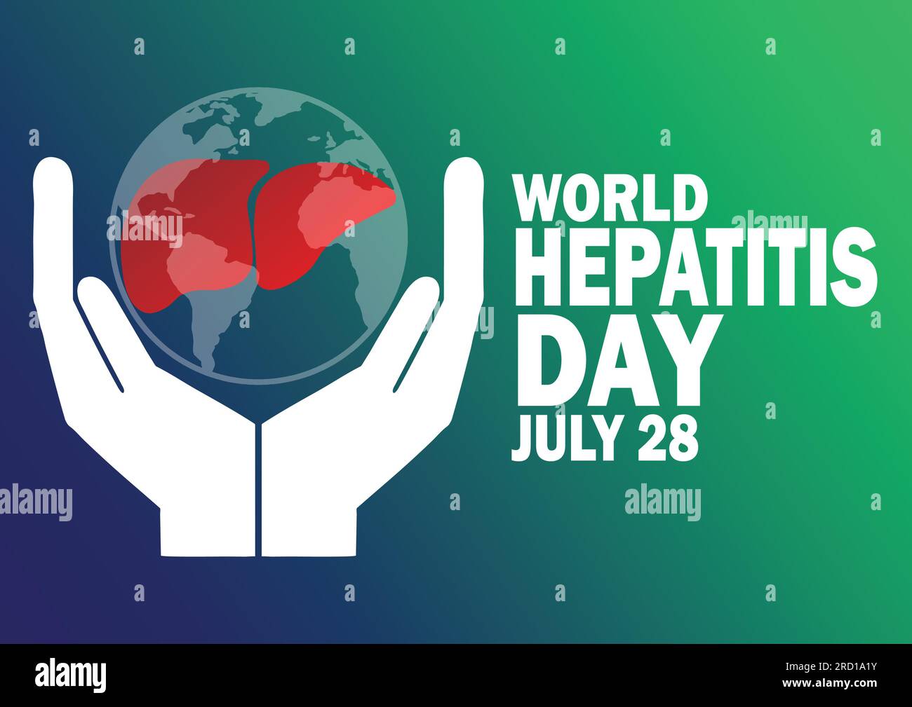 World Hepatitis Day Vector Illustration. July 28. Suitable for greeting ...
