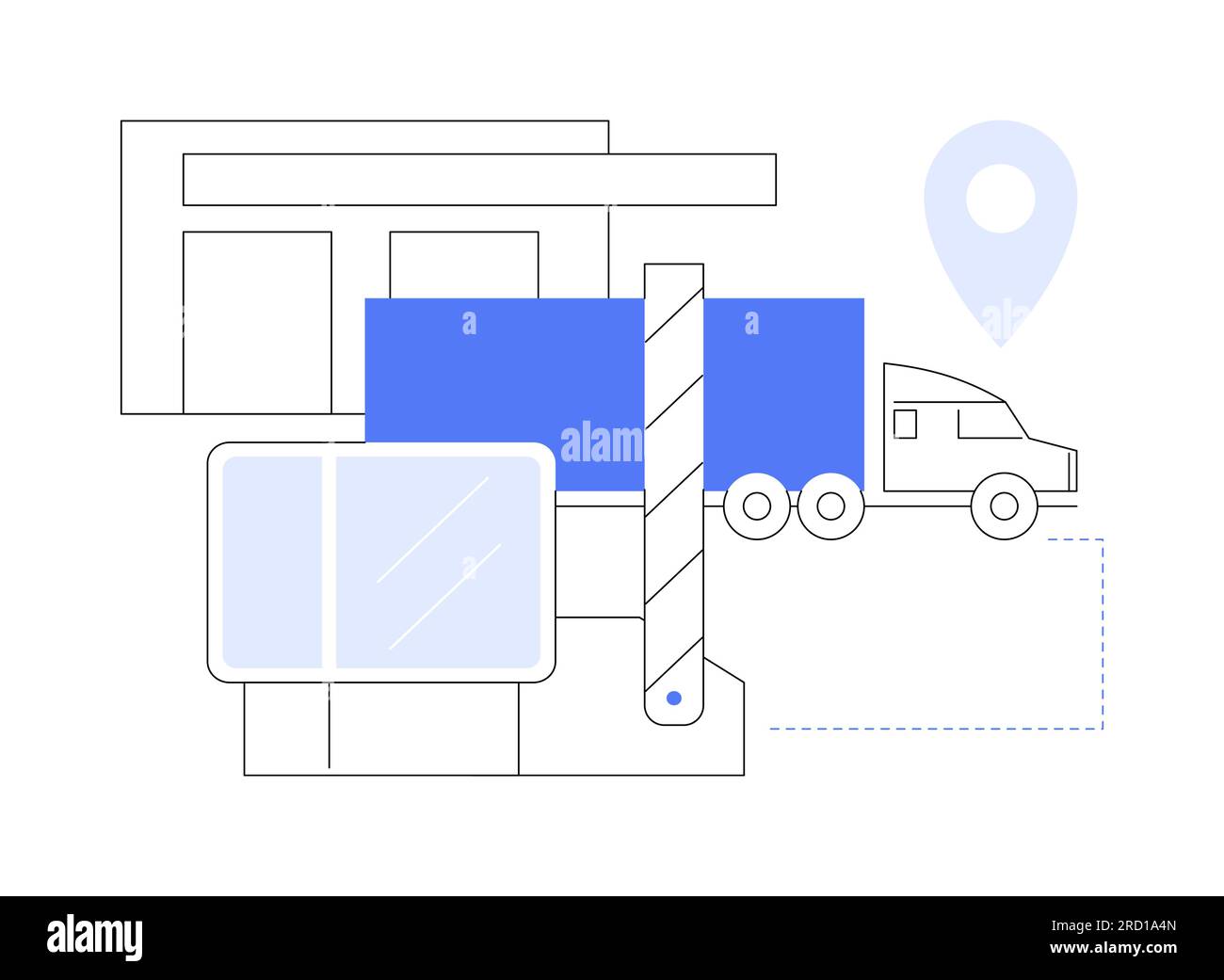 Import of goods abstract concept vector illustration Stock Vector Image ...