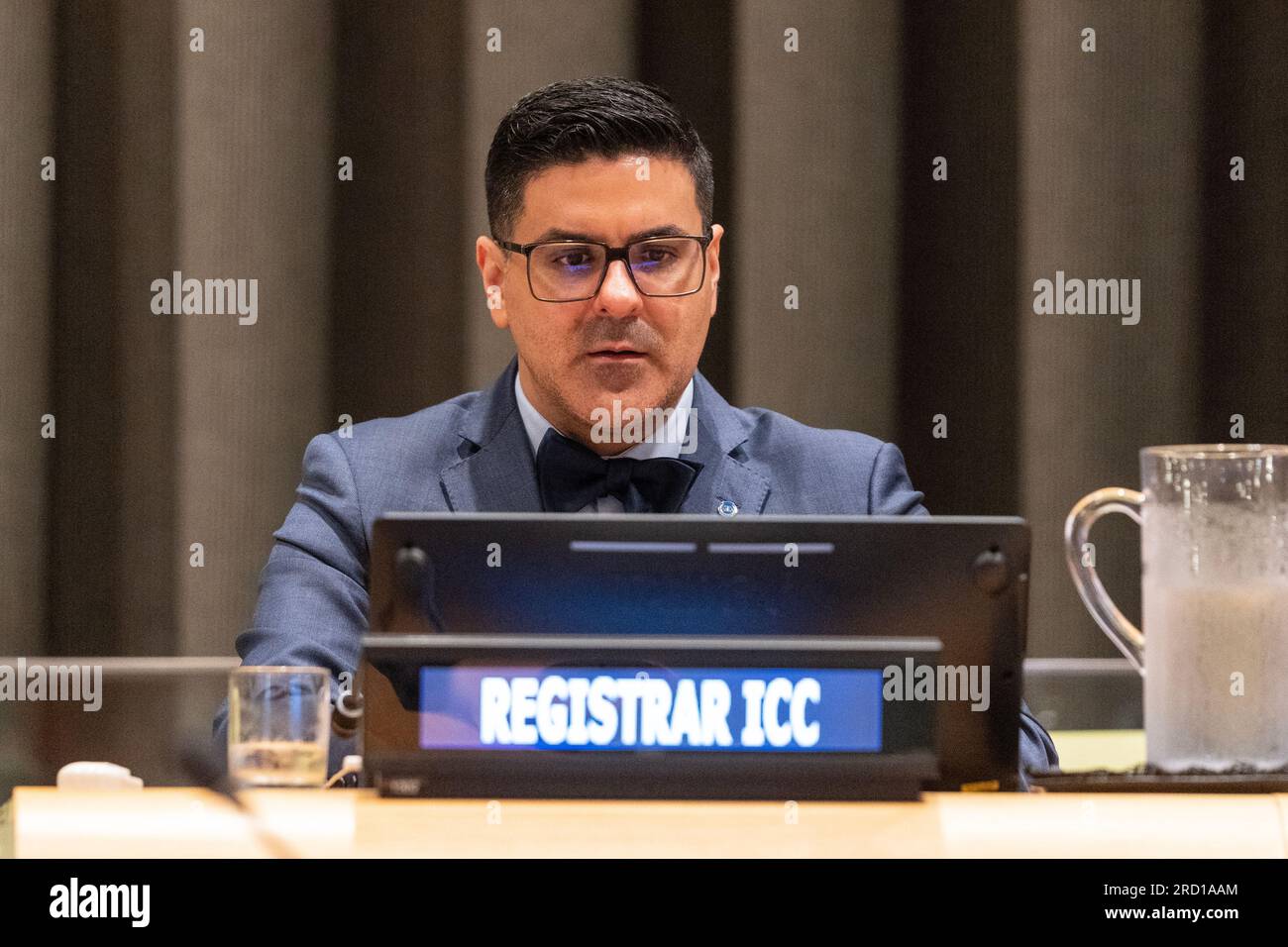 Registar ICC Osvaldo Zavala Giler attends Commemoration of the 25th ...