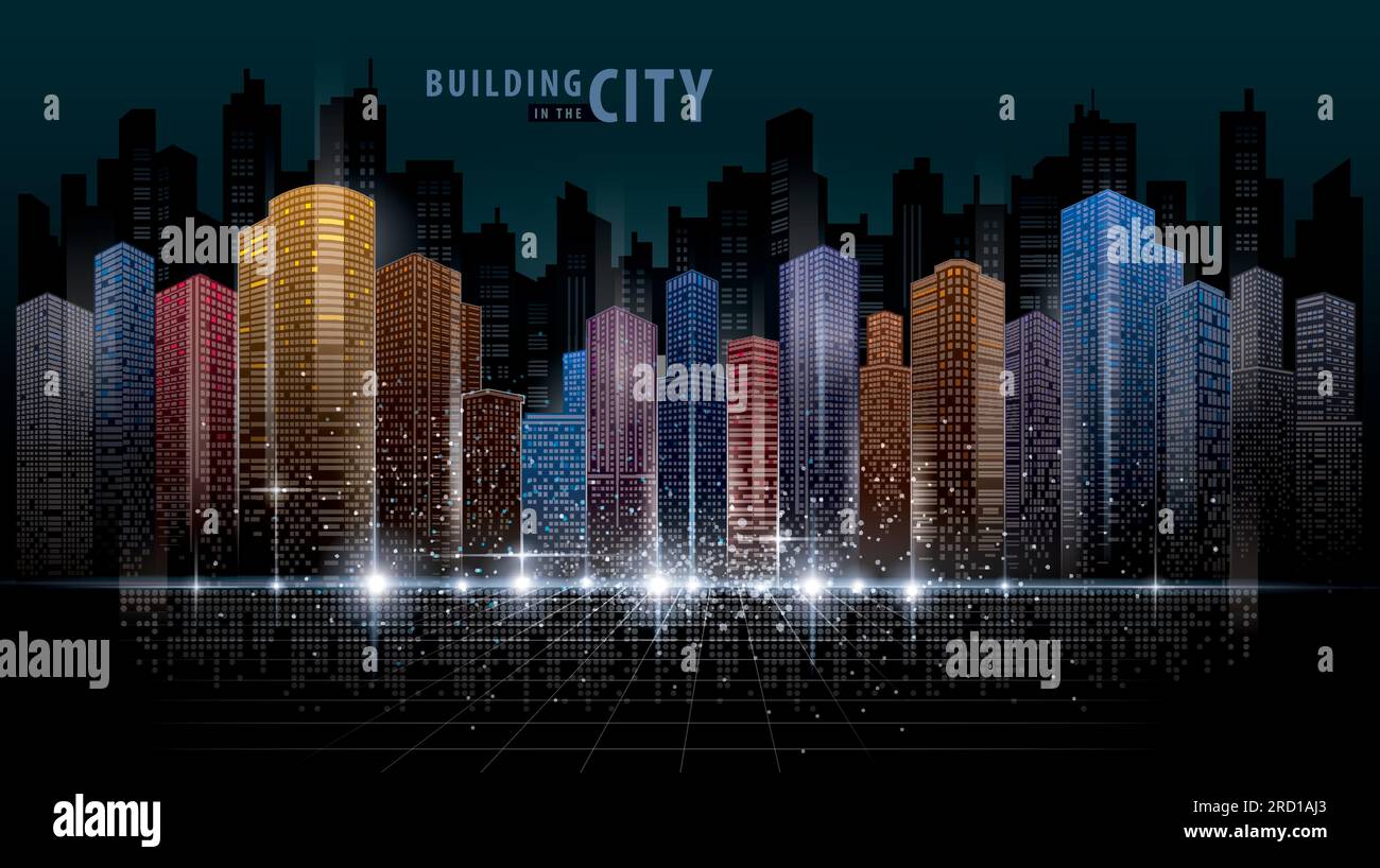 Skyline variety Stock Vector Images - Alamy