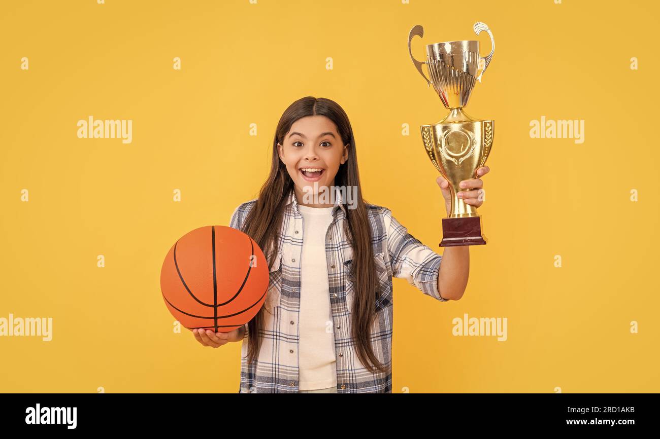 amazed teen champion girl on background. photo of teen champion girl ...